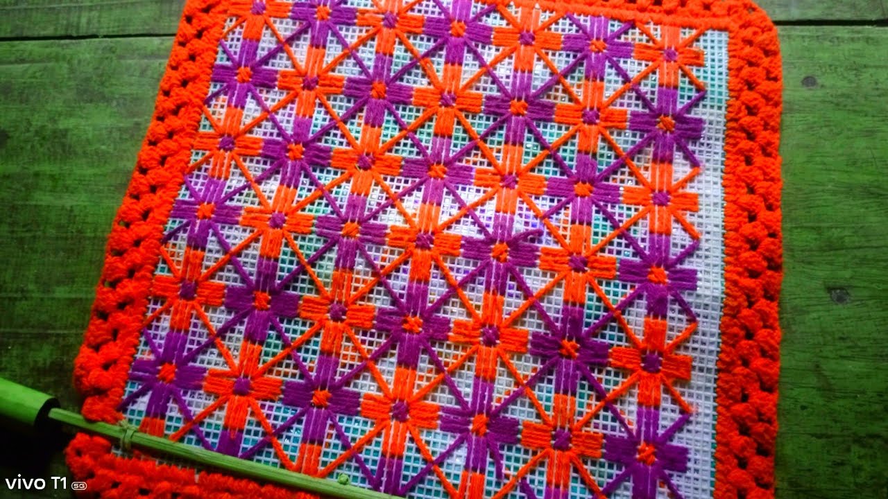 Plastic hand fan ka design#net hand fan#plastic canves design#barfi ka ...