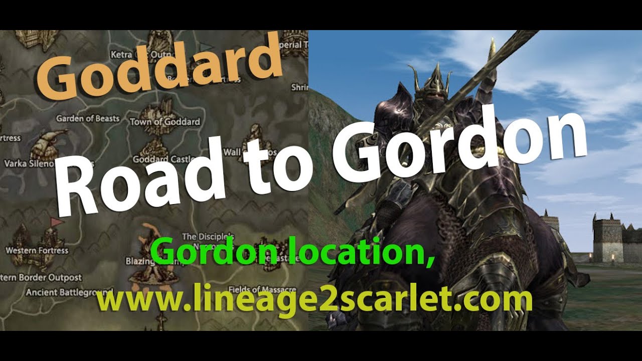 Road to Gordon - Lineage 2 Scarlet servers - YouTube