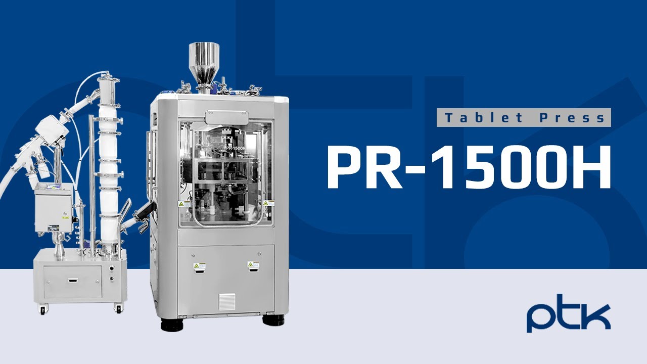PTK High Containment Tablet Press Machine : PR-1500H WIP - YouTube