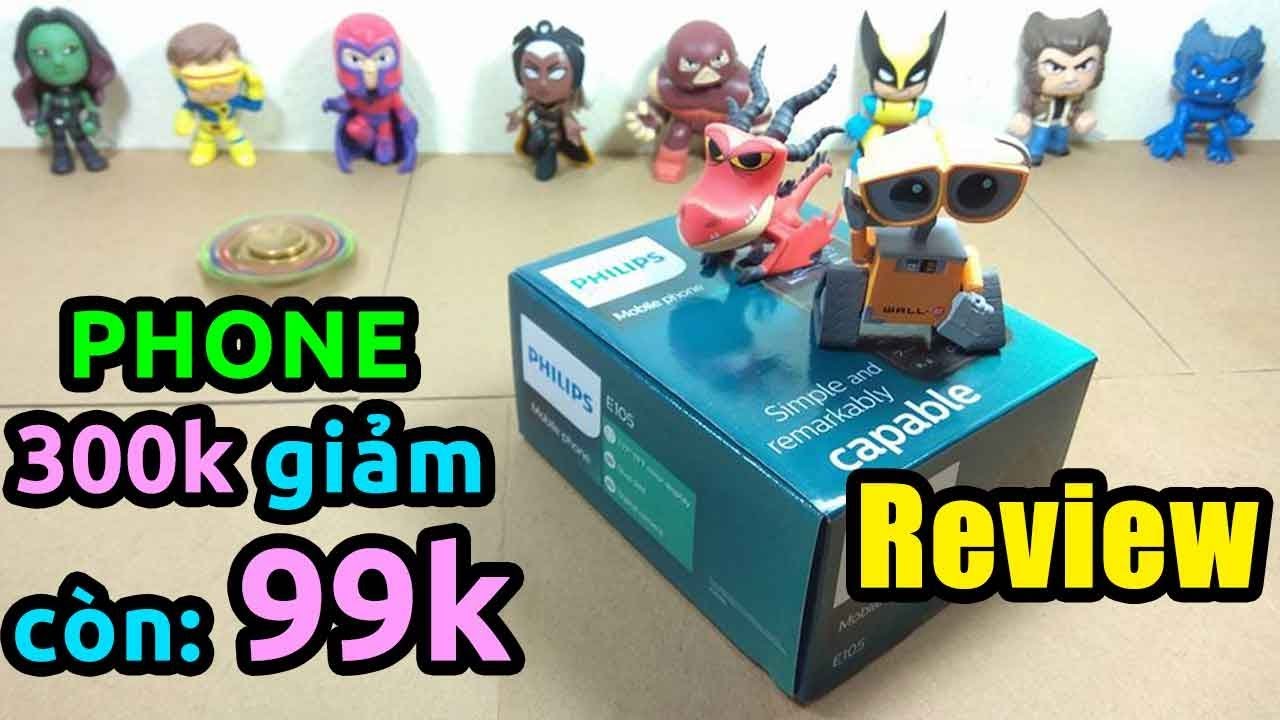Mở hộp điện thoại chống cháy 2 sim rẻ vô địch 99k (săn deal Lazada ...
