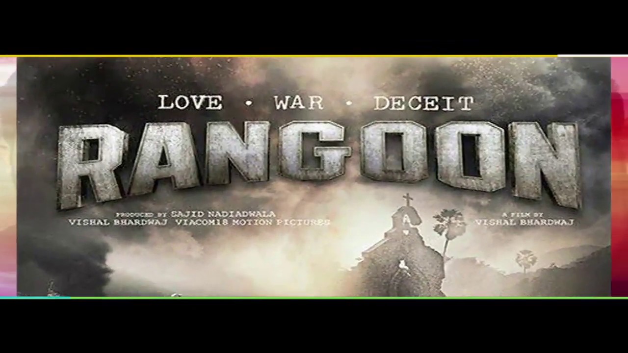 Rangoon Official Trailer Poster | Shahid Kapoor, Saif Ali Khan ...