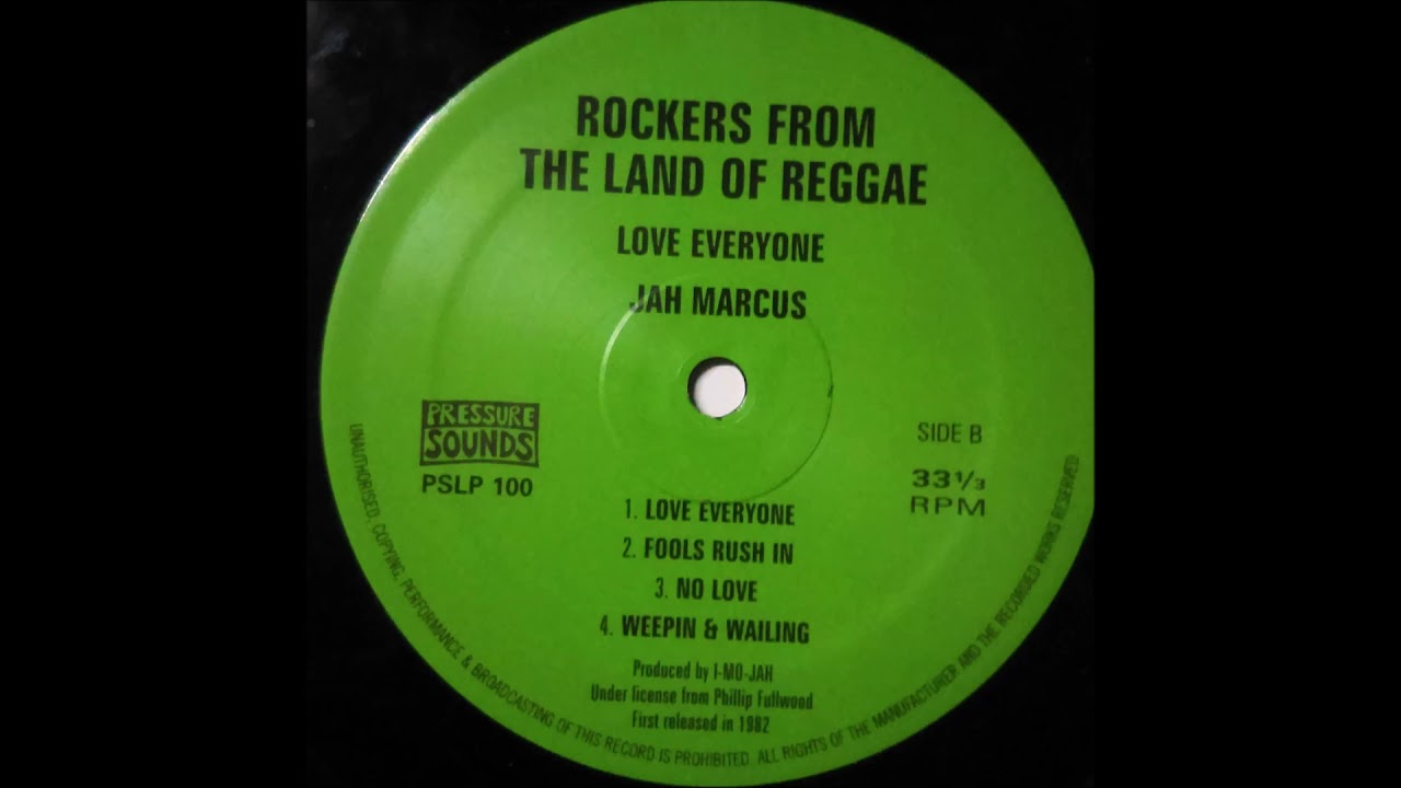 I Mo Jah - Love Everyone "JAH MARCUS" - YouTube