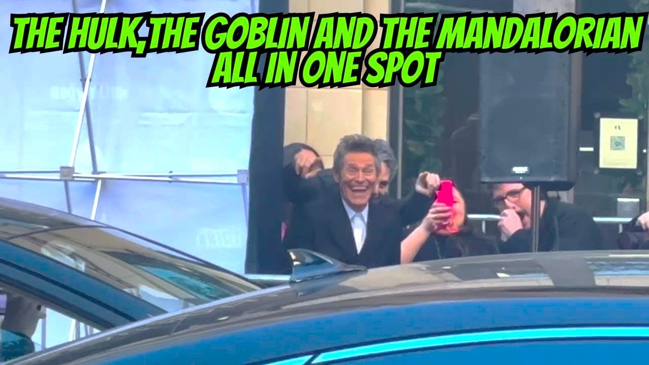 Mark Ruffalo with Pedro Pascal at Willem Dafoe's star ceremony - YouTube