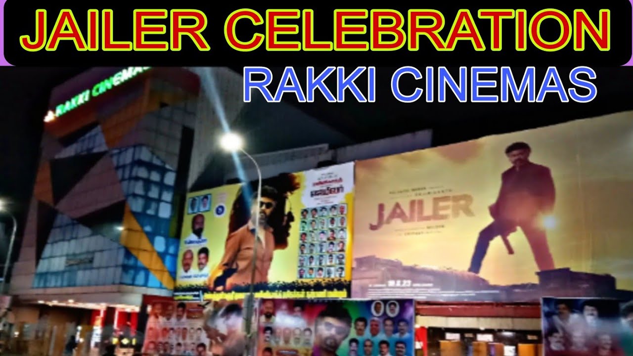 Jailer Celebration at Rakki Cinemas Ambattur | Super star Rajinikanth ...