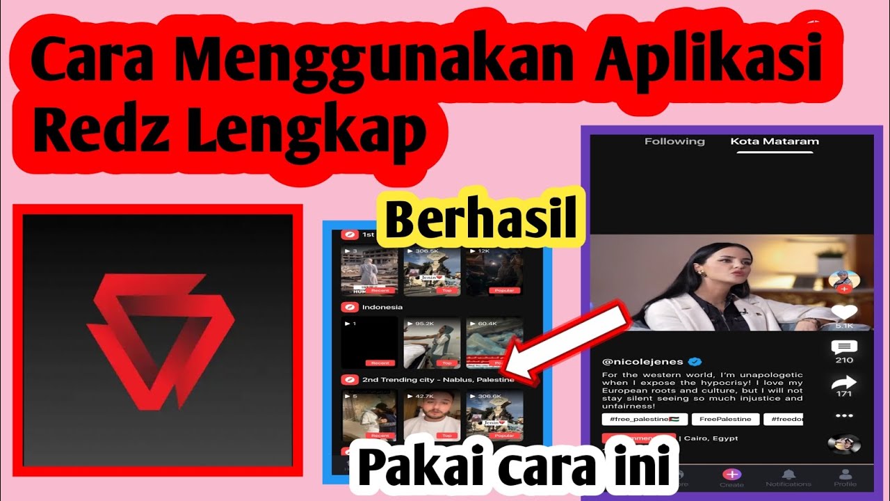 Cara Menggunakan Aplikasi Redz | Cara Pakai Aplikasi Redz Explore ...