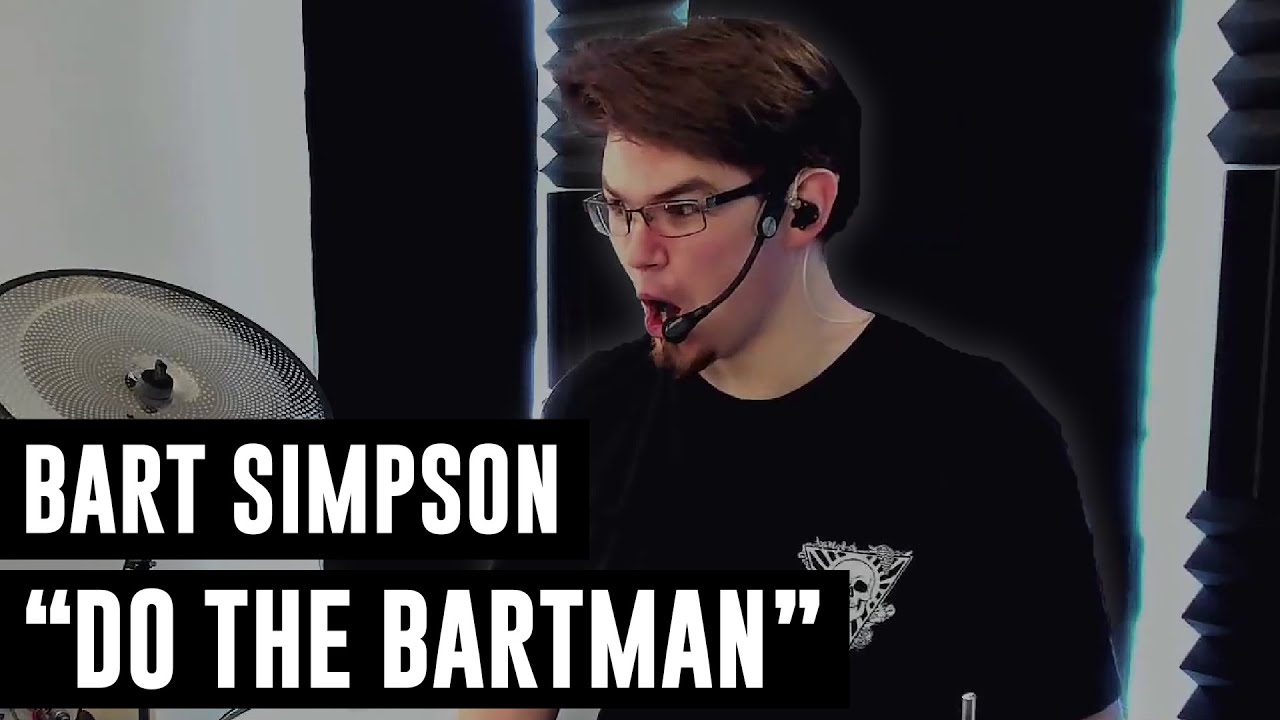 Bart Simpson - Do The Bartman // Blind Drum Cover - YouTube