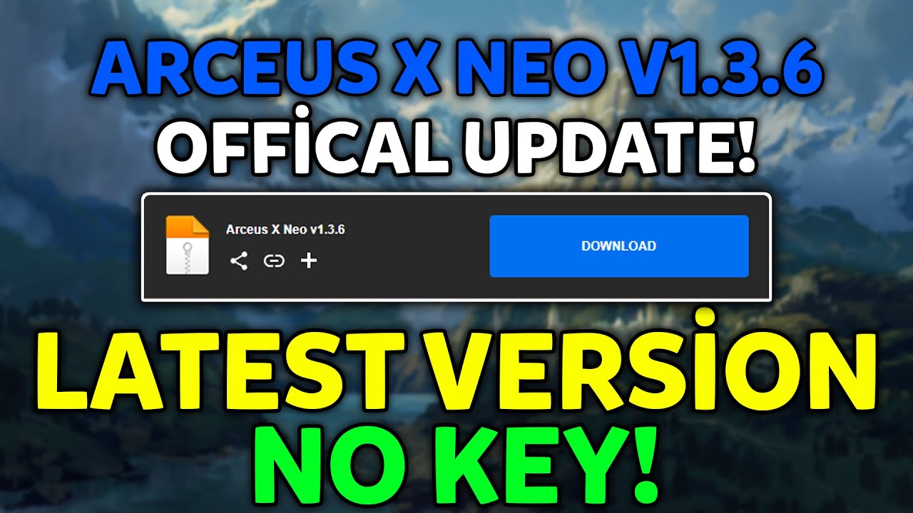 Roblox Arceus X Neo Update v1.3.6 | Arceus X Neo Better Fluxus Executor ...