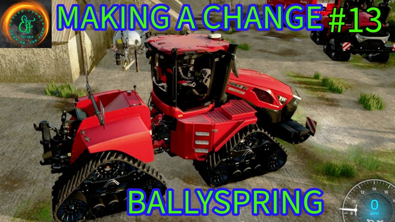 making a change|bally springs|farming simulator 22 - YouTube