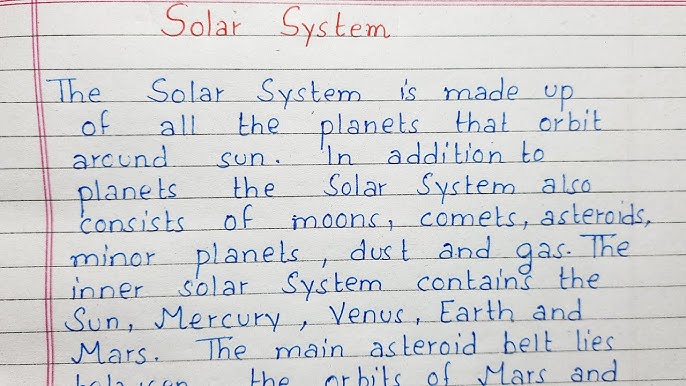 Essay On Solar System Sitedoct essay-on-solar-system-sitedoct