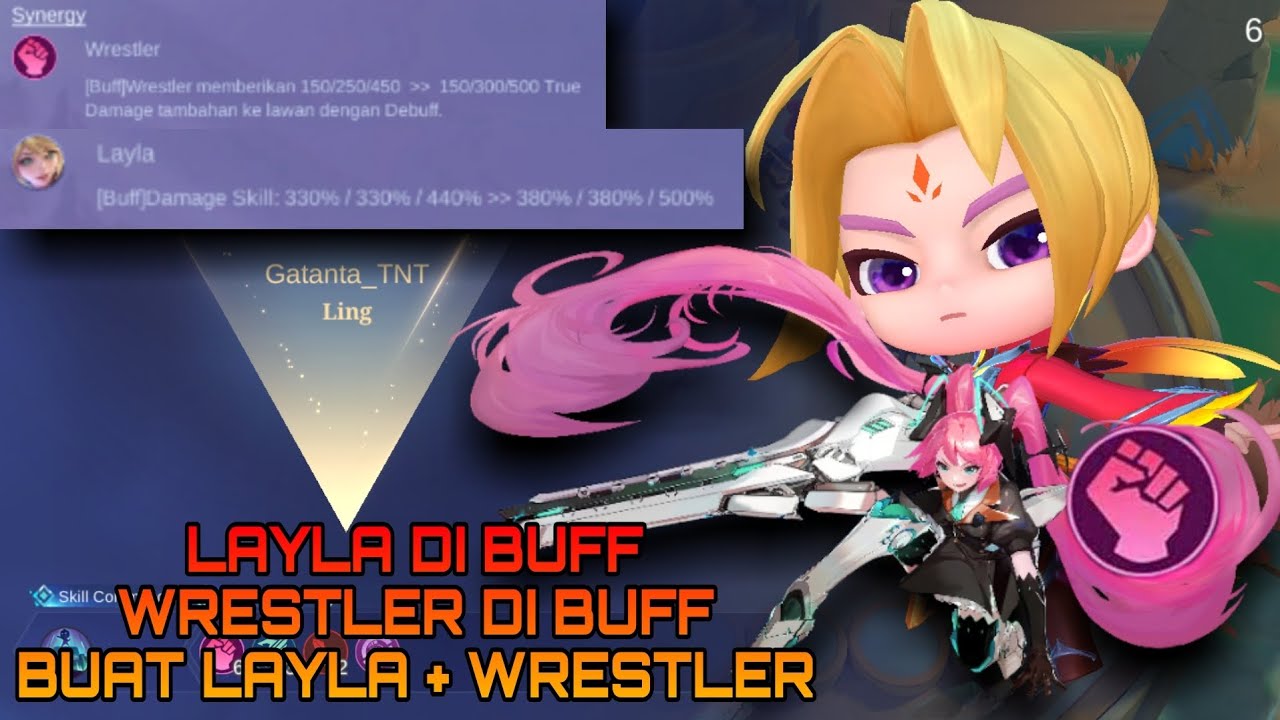 LAYLA DI BUFF WRESTLER DI BUFF !! BUAT LAYLA + WRESTLER MAGIC CHESS ...
