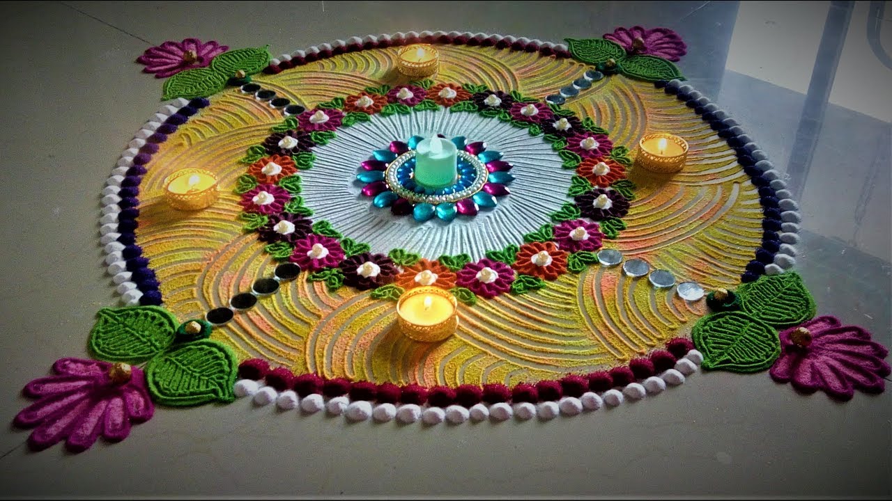 Fancy Rangoli Designs for Diwali | Diwali Special Rangoli Designs by ...