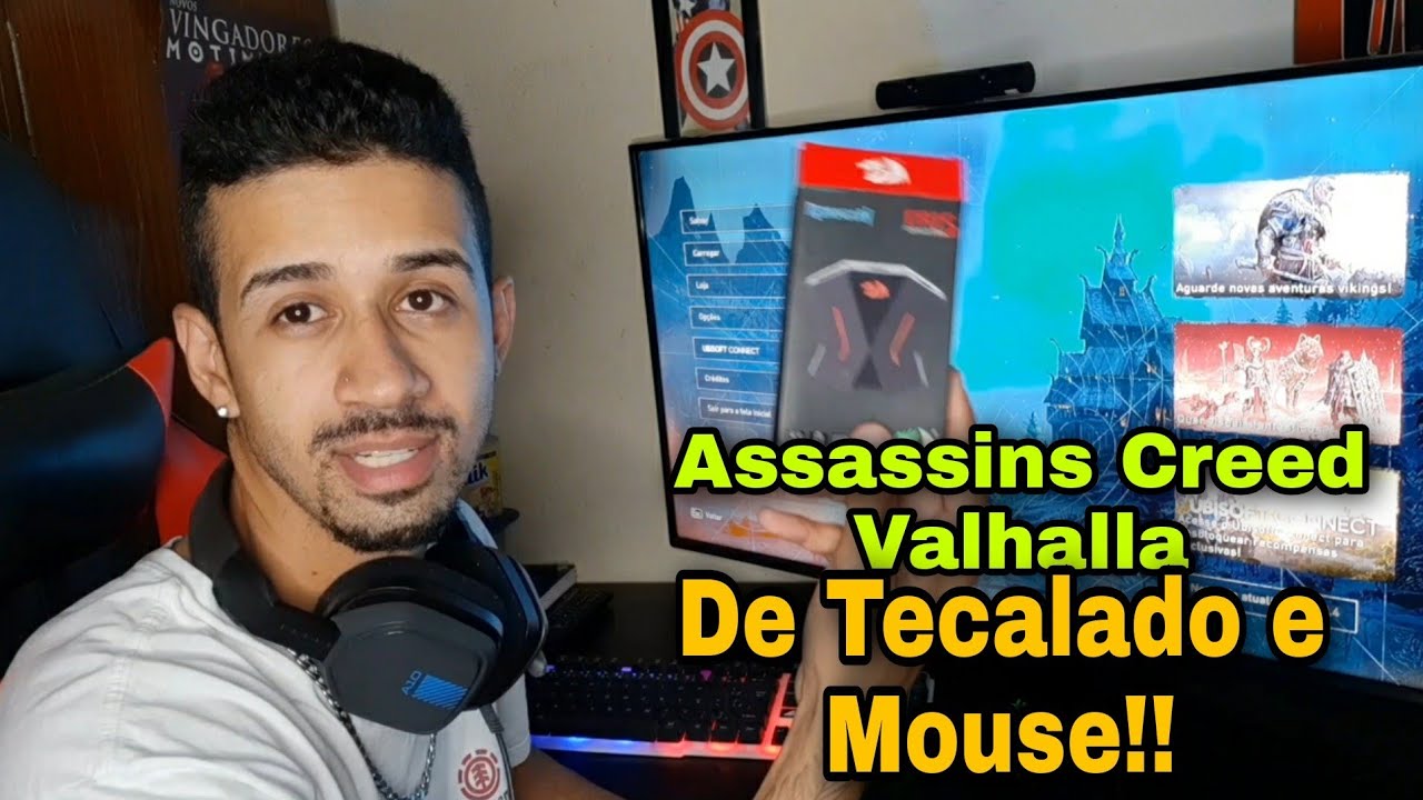 Assassins Creed Valhalla De Tecalado e Mouse!! Eris GA 200 (PS4 PRO PT ...