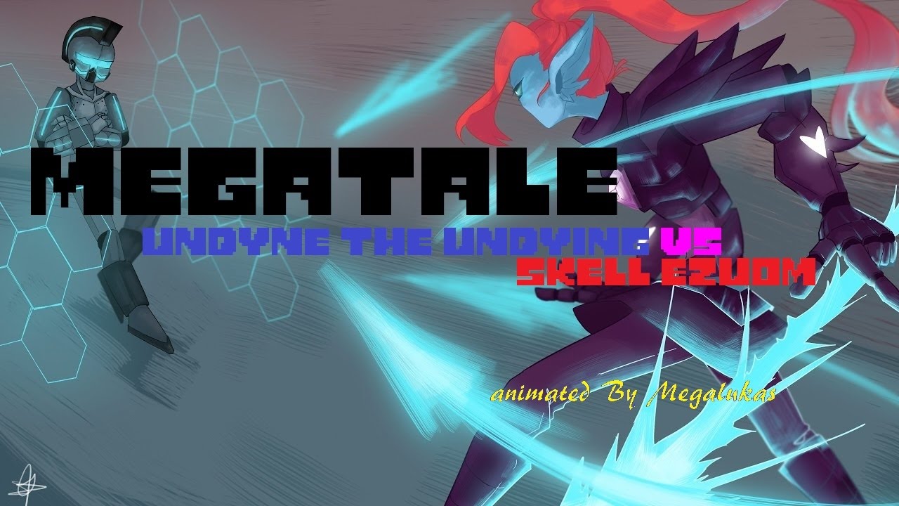 【MegaTale】Undertale 百萬傳說 Undyne The Undying VS Skell Ezuom 中文字幕 - YouTube