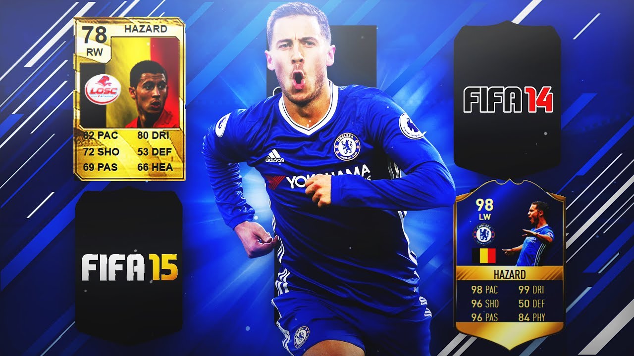 EL ANTES Y EL DESPUES DE HAZARD EN FIFA ULTIMATE TEAM - YouTube