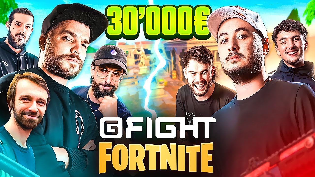 TOURNOI ENTRE STREAMERS SUR FORTNITE Ft Gotaga, Inoxtag et Lebouseuh ...
