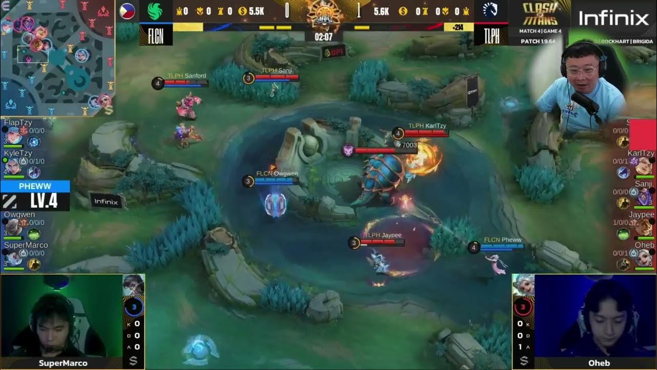 MPL PH S15 PLAYOFFS DAY 2 - GAME 4 TLPH VS TEAM FALCON - WADUH BISA GITU - YouTube