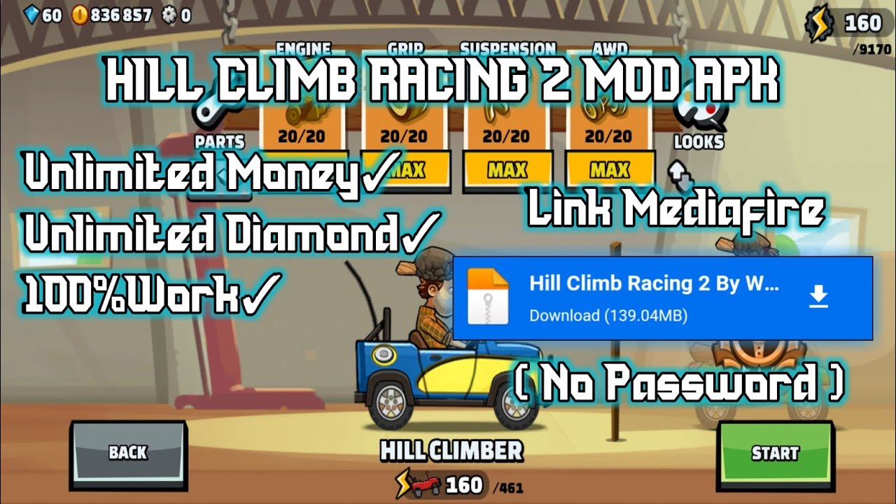 Hill Climb Racing 2 Mod Apk || Unlimited Money || Terbaru 2022 - YouTube