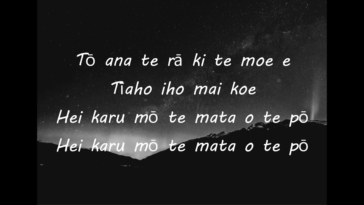 Whiti Te Marama lyrics - YouTube