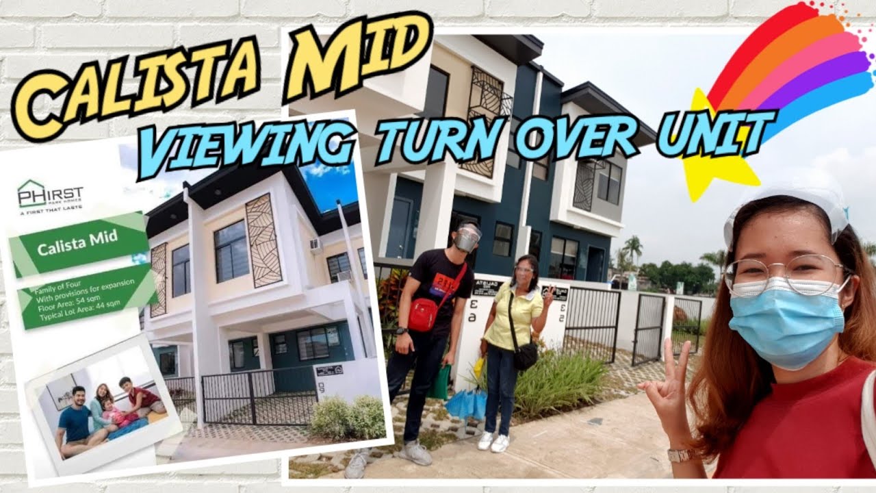 Welcome to Phirst Park Homes Calamba | Calista Mid Viewing | Cherry ...