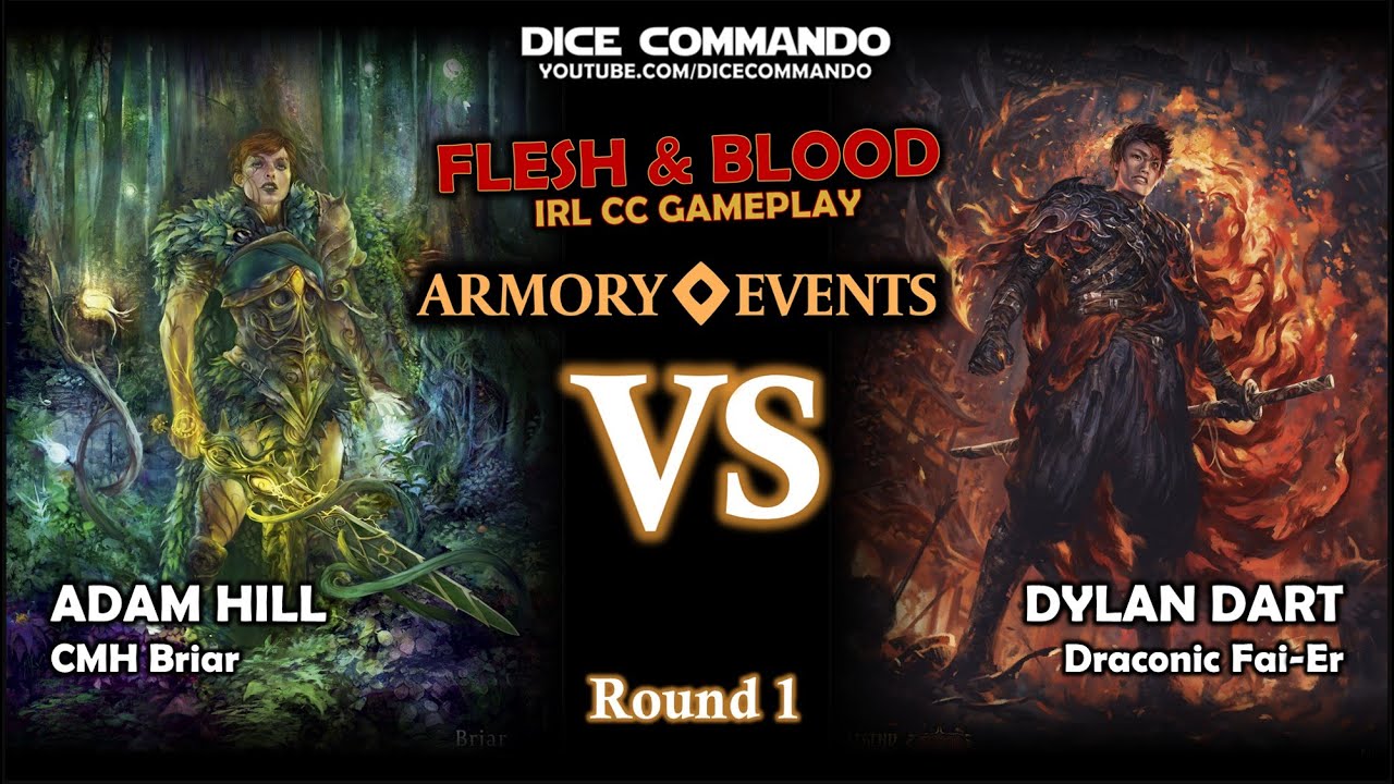 Flesh and Blood TCG | Armory CC Tournament | Round 1 - YouTube