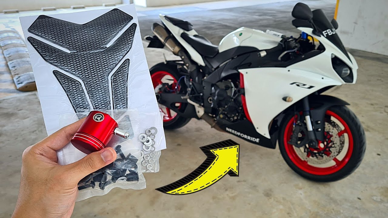 MY R1 ACCESSORIES ARE HERE ! | YAMAHA YZF R1 | NeedForRide - YouTube