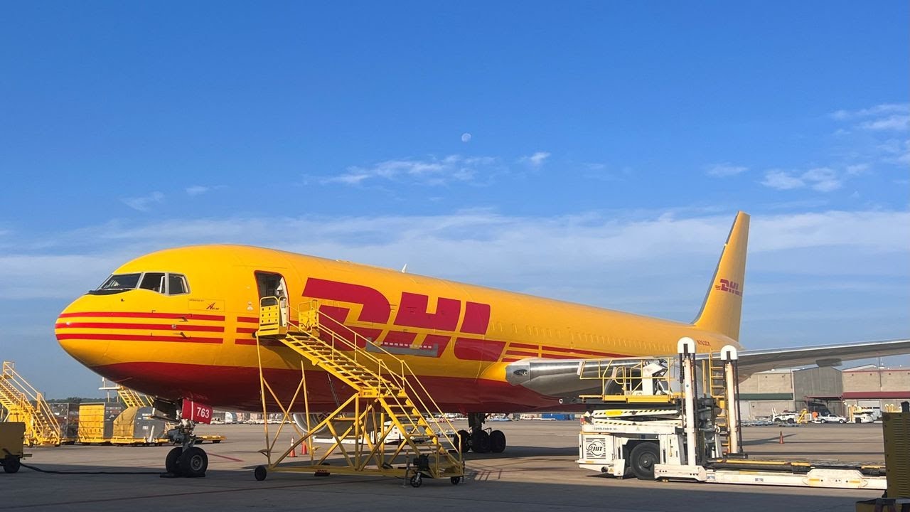 DHL opens southeastern hub in Atlanta - YouTube