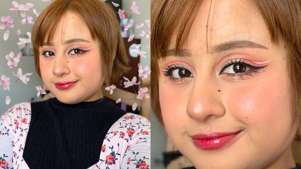 Sakura Makeup Tutorial 🌸 - YouTube