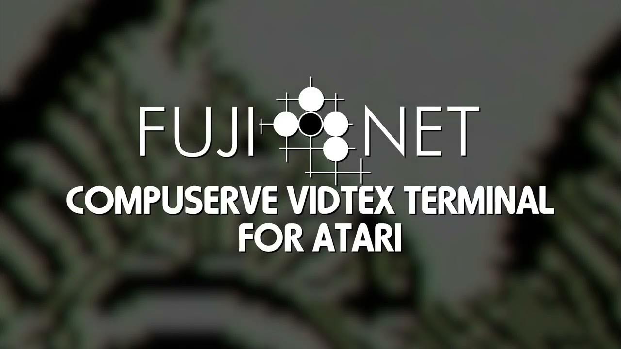 #FujiNet: Demoing the #atari8bit Compuserve VIDTEX Terminal Emulator #videotex #teletext - YouTube