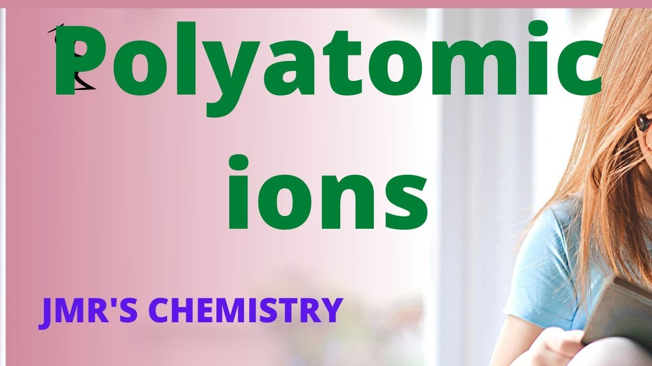 Poly atomic ion / Find the charge of Polyatomic ions - YouTube