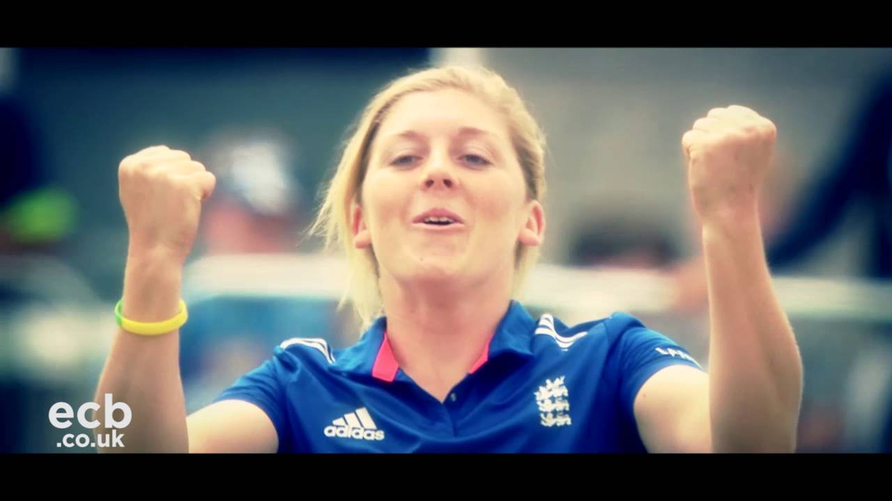 England Women's cricket meets Laura Wright's 'Heroes' - YouTube