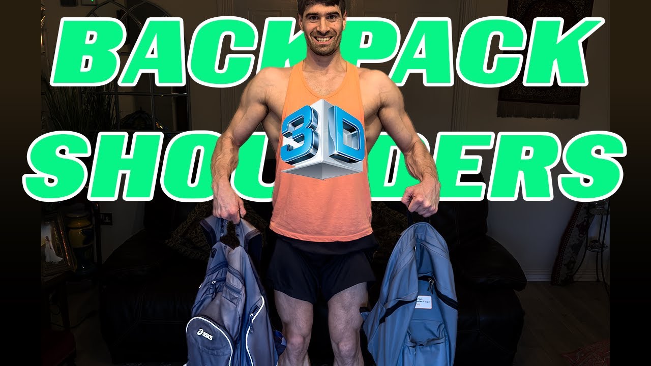 Backpack Deltoids (3D) || Home Shoulder Workout - YouTube