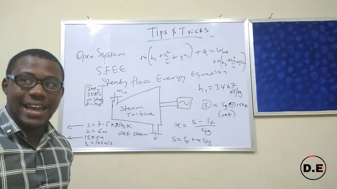 TIPS AND TRICKS IN THERMODYNAMICS [3] | APPLICATION OF STEADY FLOW ...