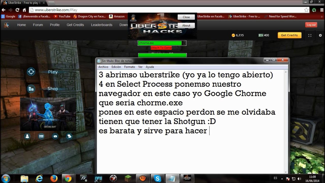 Como Hackear Uberstrike 2014 - YouTube