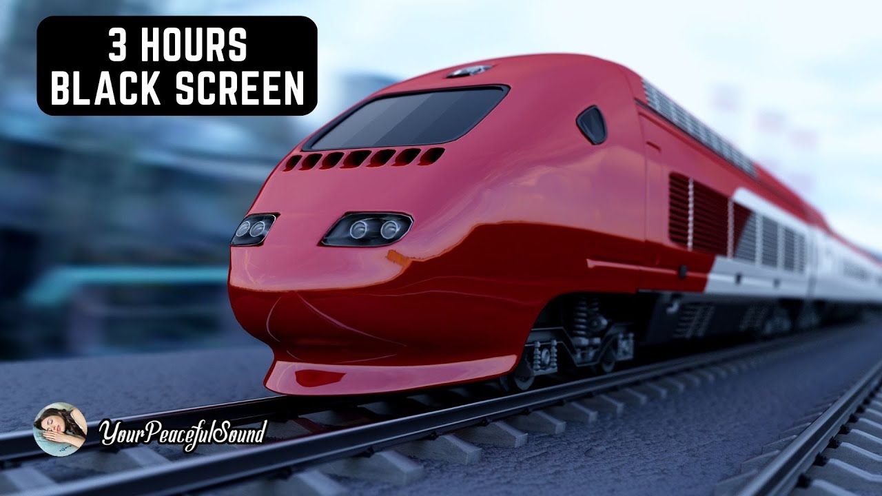 Enjoy High Speed TRAIN Sound | Sleep or Study with a Train Sounds and ...