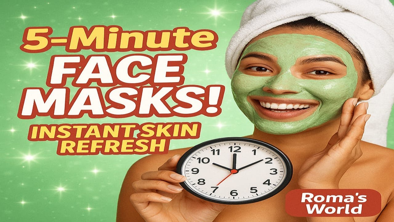 5-Minute Face Masks: Instant Refresh for Your Skin | Beauty with Roma ...