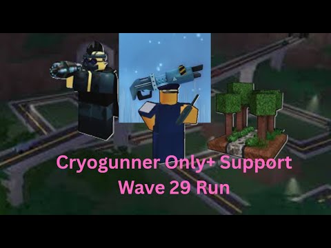 Cryogunner and Support Only Wave 29 Run in Tower Battles - YouTube