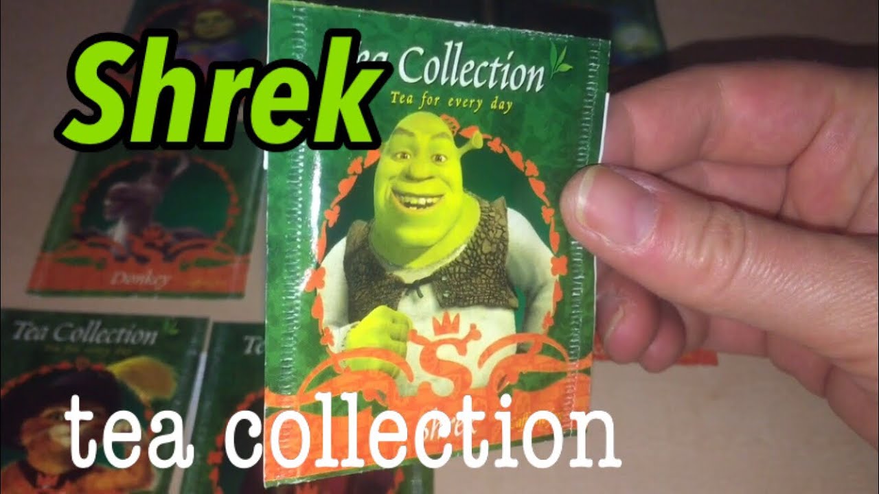 Чай ШРЕК открываю обмен SHREK tea в коллекцию - YouTube