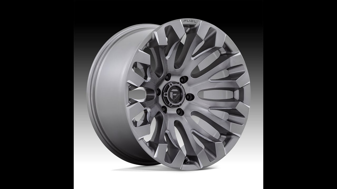 Fuel Quake D830 Platinum Custom Truck Wheel - YouTube