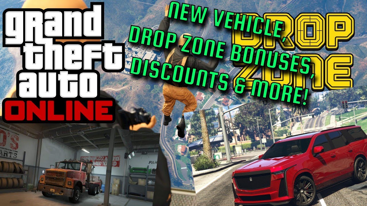 GTA Online Event Week - NEW VEHICLE, Drop Zone Bonuses, Discounts ...