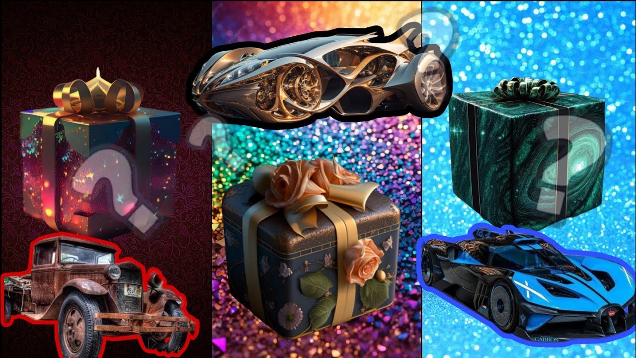 CHOOSE YOUR GIFT : 3 gift box challenge - YouTube