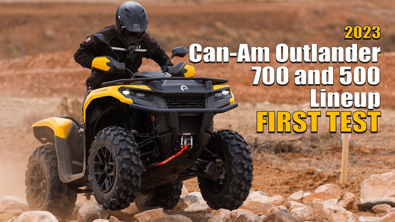 2023 Can-Am Outlander 700 and 500 First Test Review Plus 700 X MR and ...