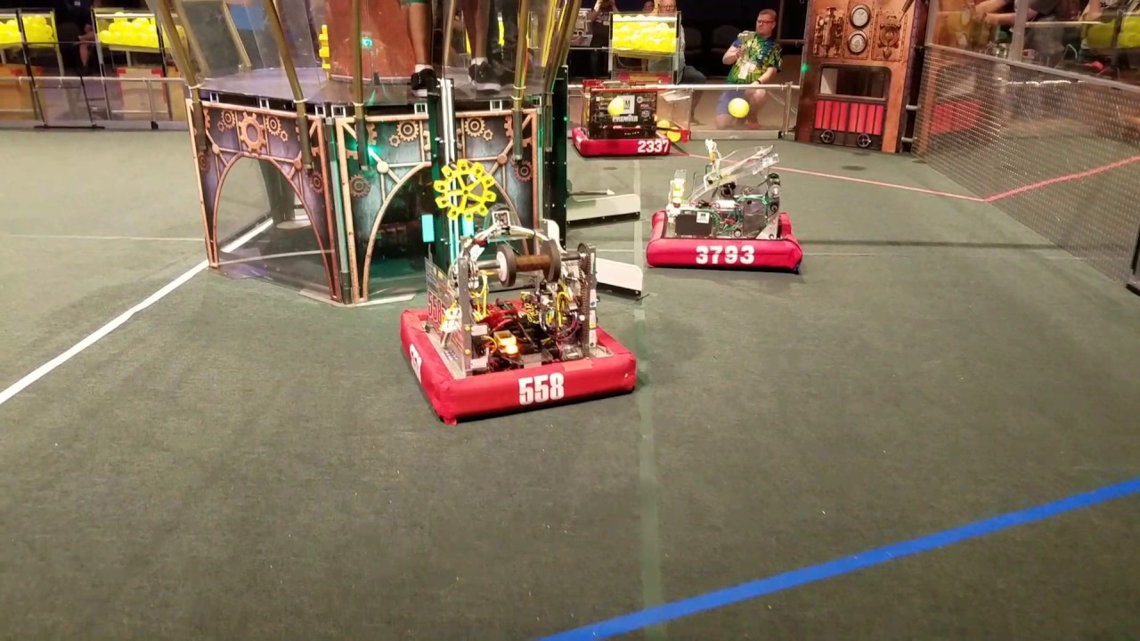 Team 558 practice match St Louis FIRST CMP 2017 - YouTube