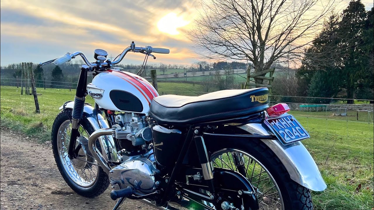 1965 Triumph T120TT Bonneville Start Up Video ( WON by Glen C. from ...