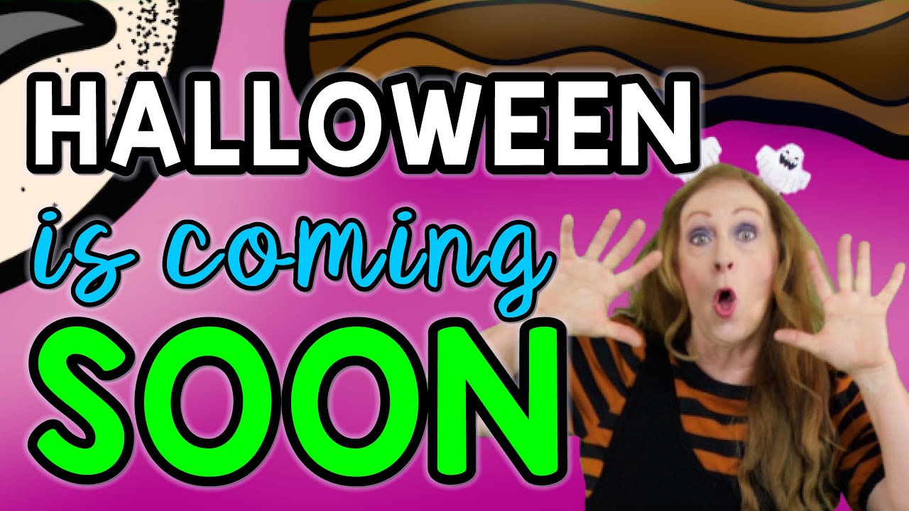 Halloween is Coming Soon!🎃 Halloween Action Song 🎃 Halloween Nursery ...