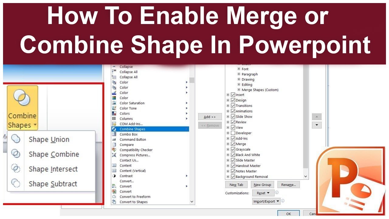 How To Enable Merge Combine Shapes In PowerPoint Tutorial YouTube how-to-enable-merge-combine-shapes-in-powerpoint-tutorial-youtube