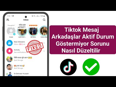 Tiktok Mesaj Arkadaşlar Aktif Durum Göstermiyor Sorunu Nasıl Düzeltilir TikTok Aktif Kullanıcılar
