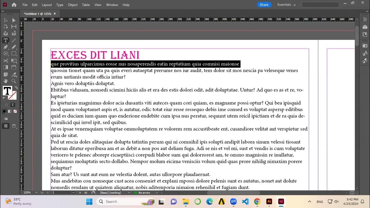 Adobe InDesign Tutorial for Beginners (Part 3) | Step-by-Step Guide ...