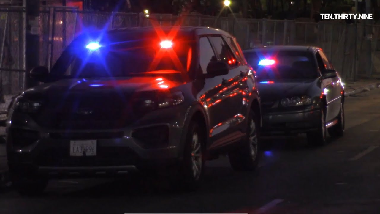 LAPD UNITS RESPONDING CODE 3 - YouTube