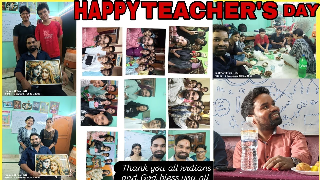 Thank you dearest students/Happy Teacher's Day/RRD SIR chemistry ...