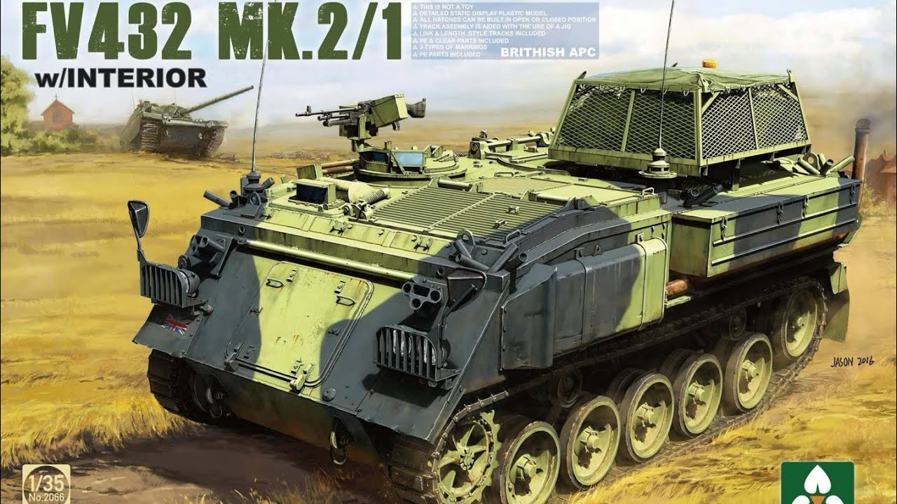Takom 1/35 FV432 inbox review - YouTube
